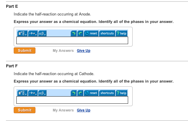 Solved Indicate the half-reaction occurring at Anode. | Chegg.com