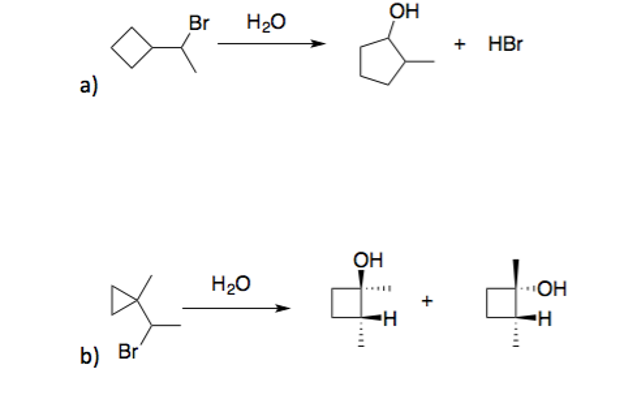 Solved Ring expansion to relieve strain is a driving force | Chegg.com