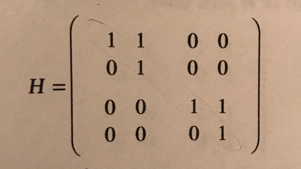 Solved For the matrix H find those values of λ for which the | Chegg.com