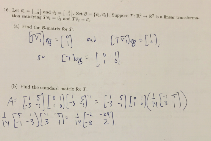 Solved Let v_1 = [1 -3] and v_2 = [5 -1]. Set B = {v_1, | Chegg.com