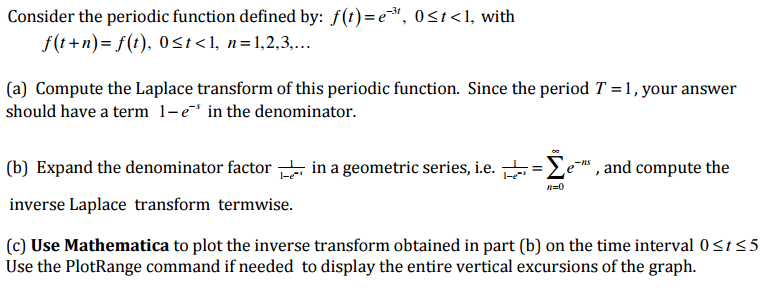 Solved Operational Methods with Differential Equations using | Chegg.com