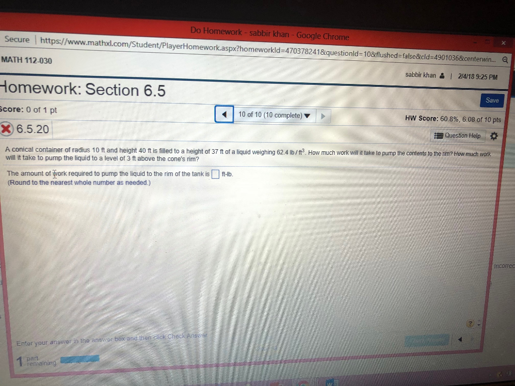 Calculus Archive | February 04, 2018 | Chegg.com