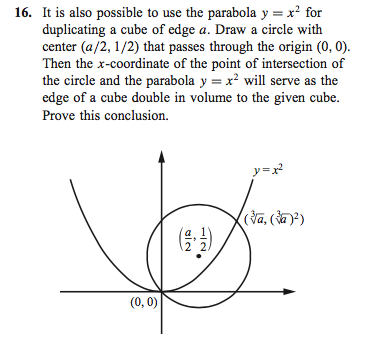 It is also possible to use the parabola y = x^2 for | Chegg.com