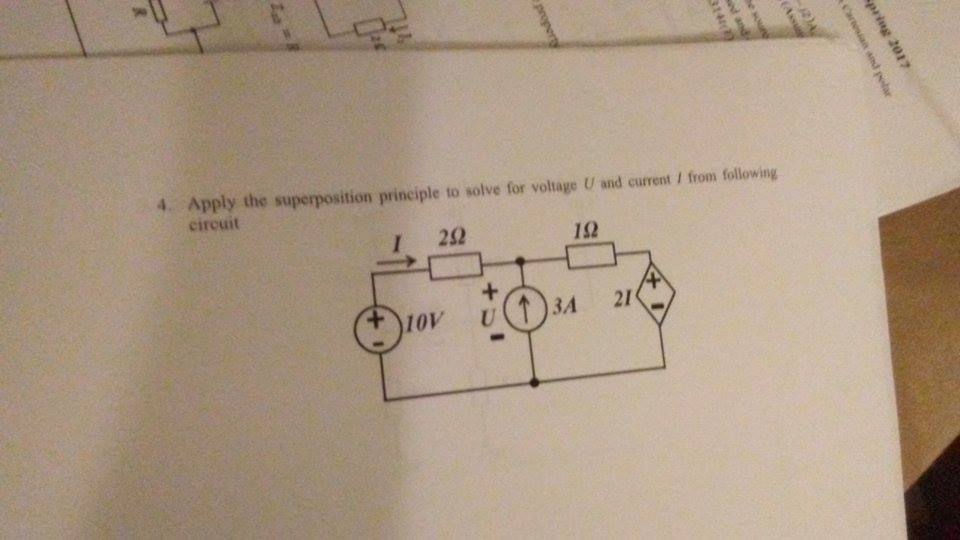Solved Apply the superposition principle to solve for | Chegg.com Solved Apply the superposition principle to solve for | Chegg.com