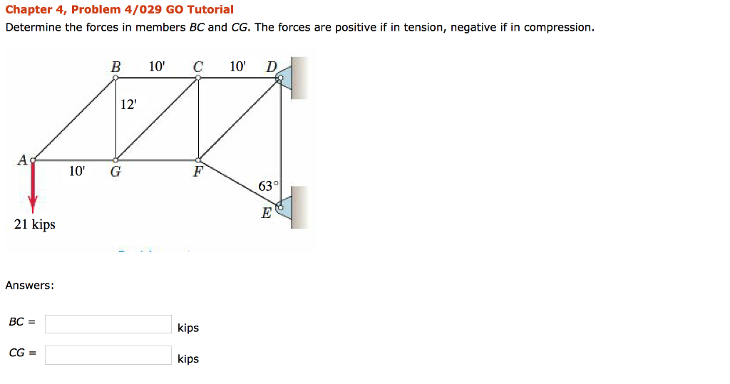 Solved Chapter 4, Problem 4/029 GO Tutorial Determine the | Chegg.com