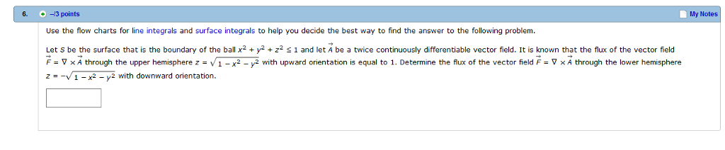 Solved 6. + -13 points My Notes Use the flow charts for line | Chegg.com