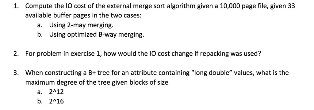 Solved SQL and Algorthim Question: Can someone please answer | Chegg.com