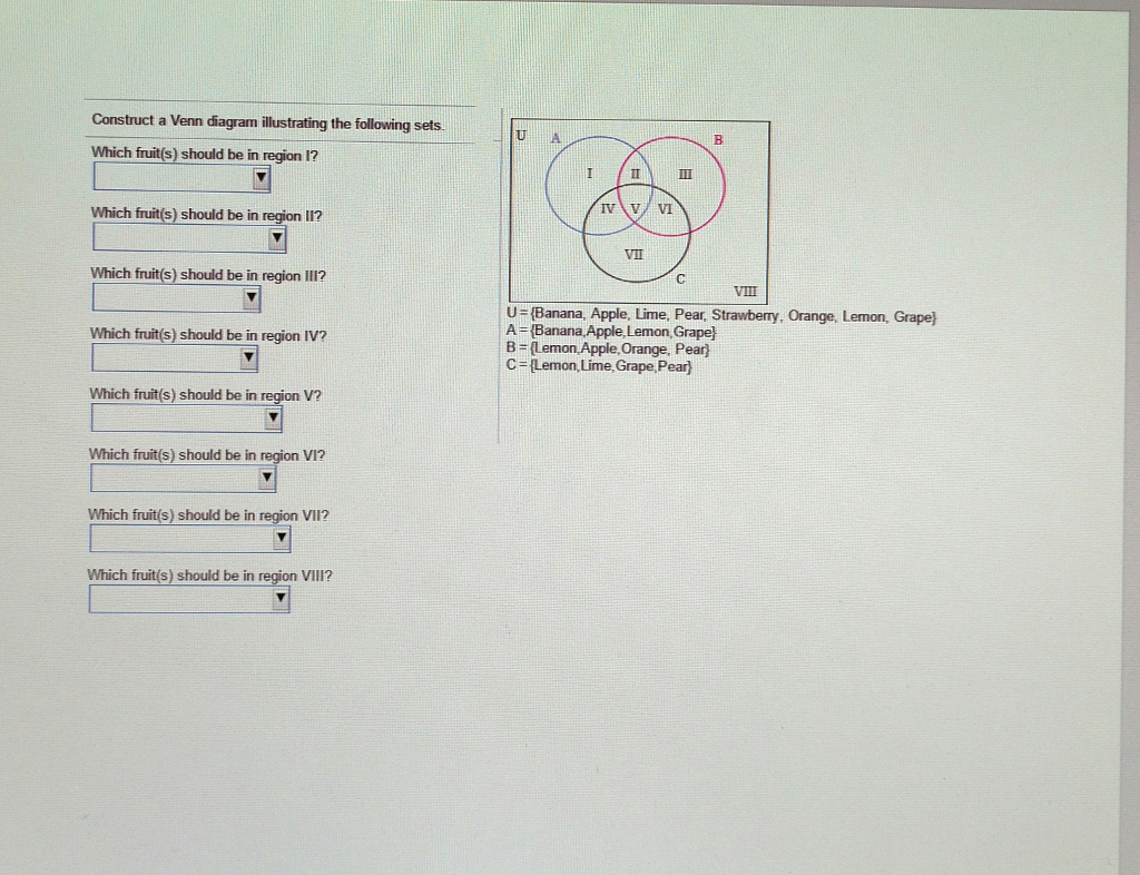 Solved Construct a Venn diagram illustrating the following | Chegg.com