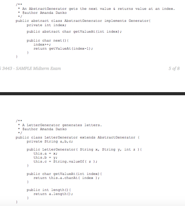 Solved (5 pts.) What does the following code fragment print? | Chegg.com