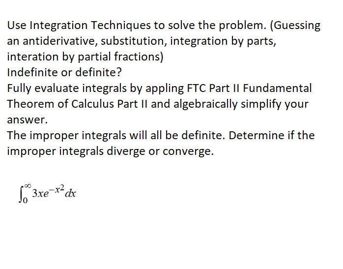 Solved Use Integration Techniques to solve the problem. | Chegg.com