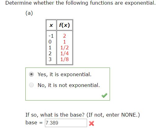 Solved Determine whether the following functions are | Chegg.com