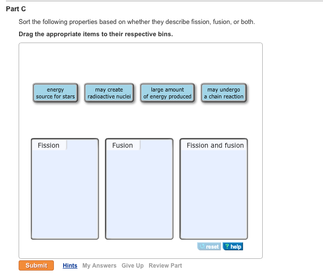 Solved Part C Sort the following, properties bused on | Chegg.com
