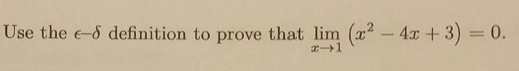 Solved Use the epsilon-delta definition to prove that lim_x | Chegg.com