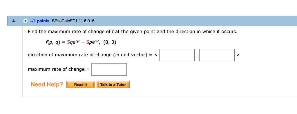Solved Find the maximum rate of change of fat the given | Chegg.com