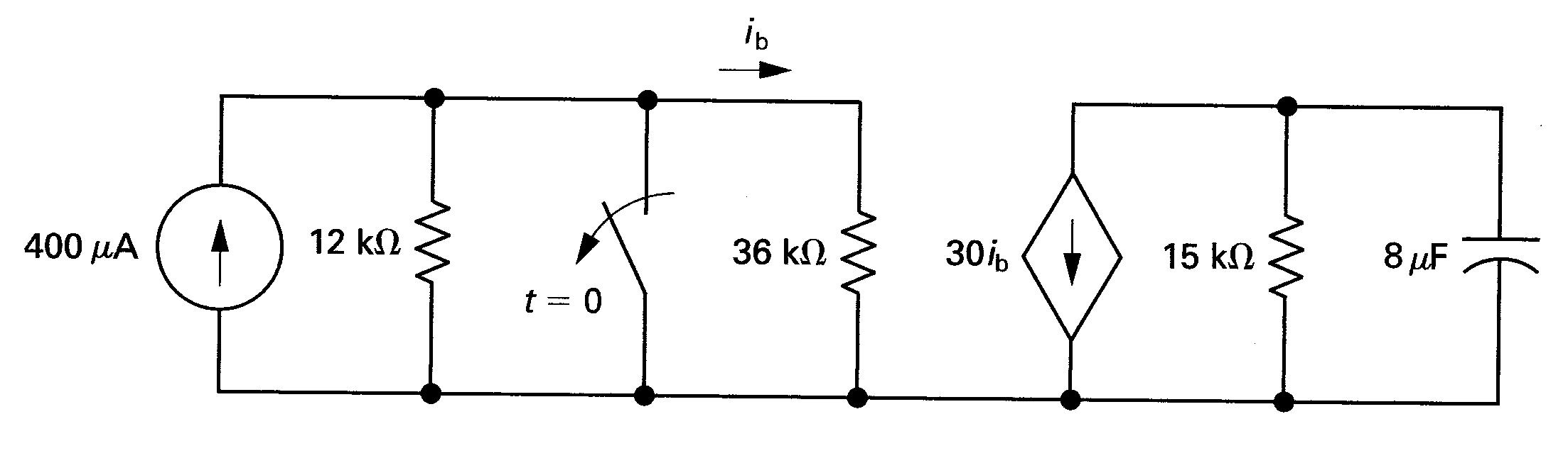 Solved The switch in this circuit opens at t = 0 after being | Chegg.com