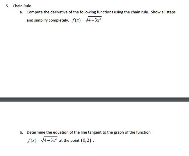 Solved Compute the derivative of the following functions | Chegg.com