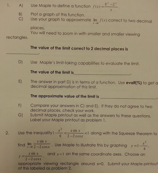 Solved Use Maple to define a function Plot a graph of this | Chegg.com