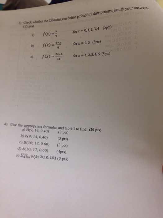 Solved Check whether the following can define probability | Chegg.com