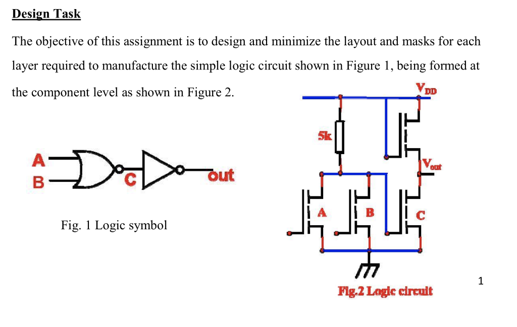 Integrated Electronics and Design nMOS IC Design | Chegg.com
