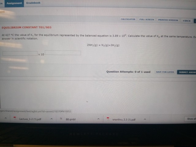 Solved Gradebook ent CALCULATOR FULL SCREEN PRINTER VERSION | Chegg.com