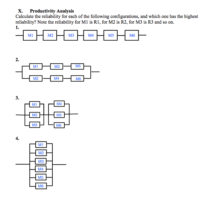 Solved Calculate the reliability for each of the following | Chegg.com