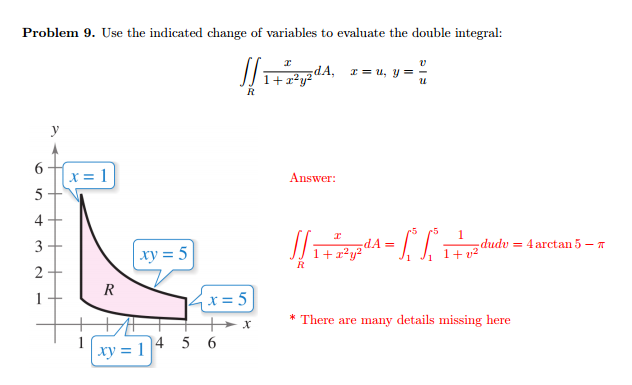 Solved Use the indicated change of variables to evaluate the | Chegg.com Solved Use the indicated change of variables to evaluate the | Chegg.com