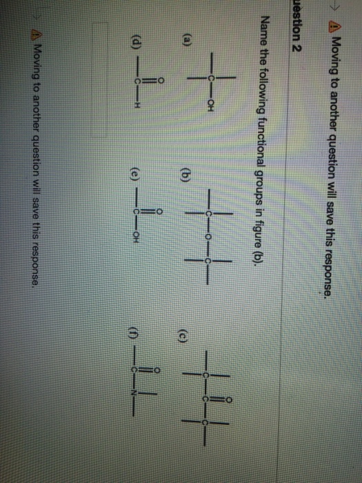 Solved Name the following functional groups in figure (b). | Chegg.com