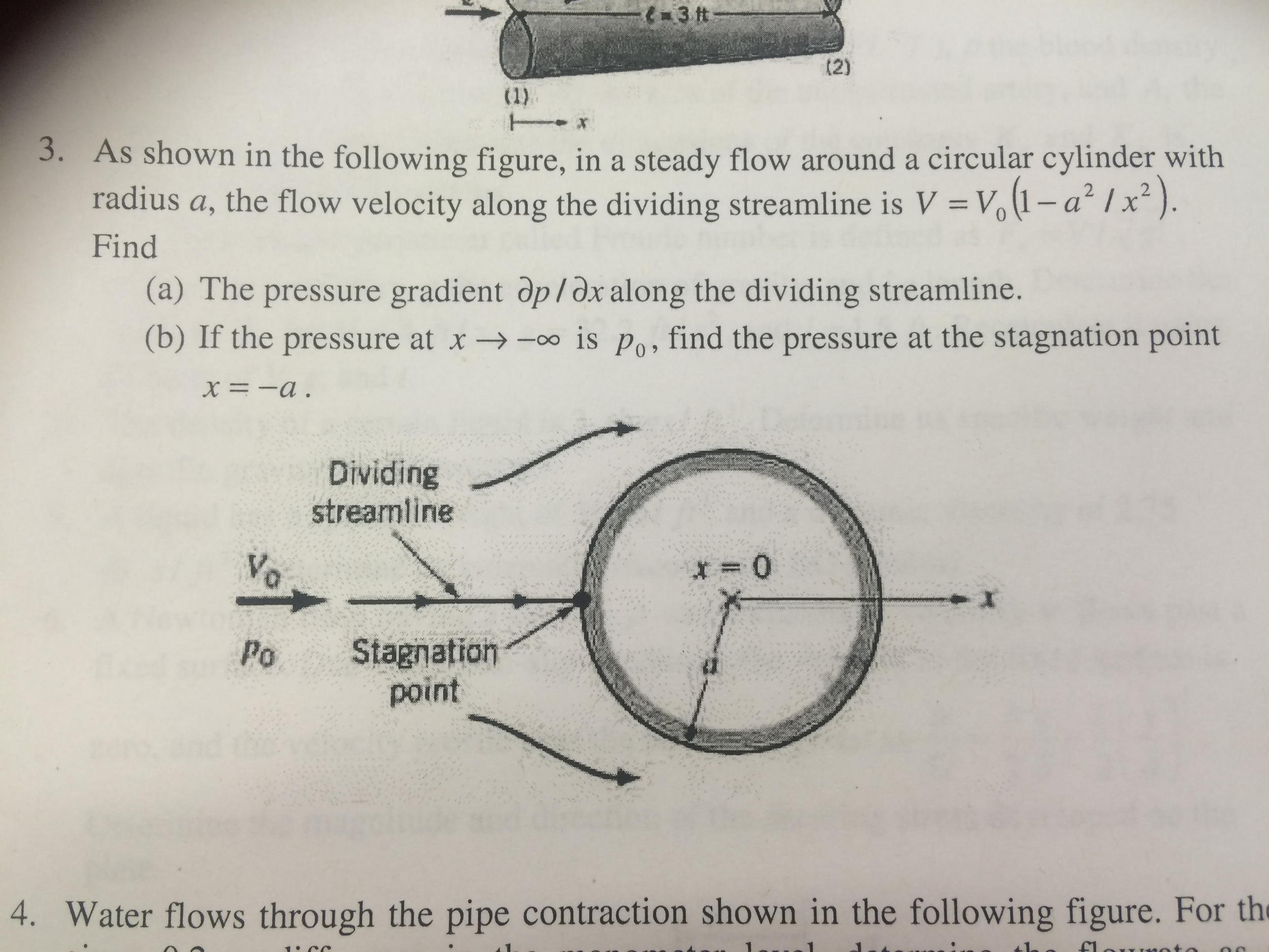 As shown in the following figure, in a steady flow | Chegg.com