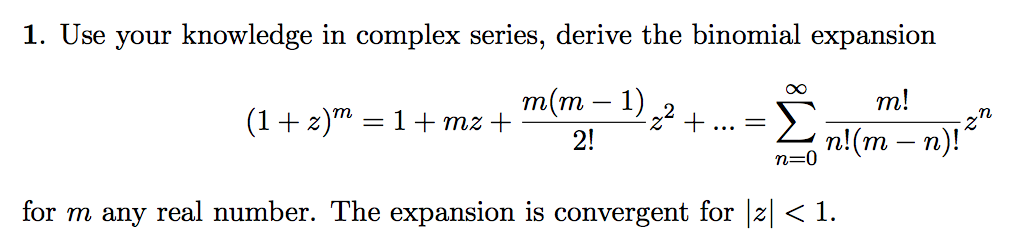 Solved Use your knowledge in complex series, derive the | Chegg.com