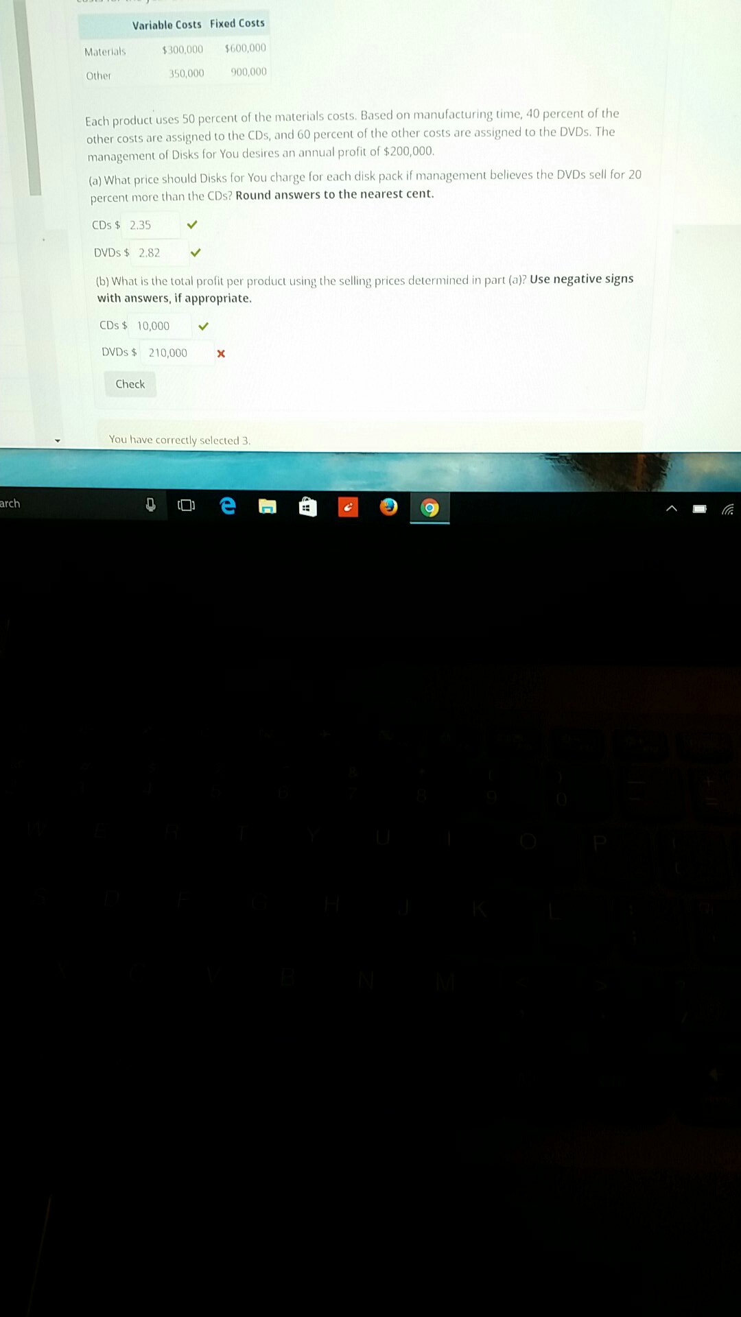 Solved QUESTION 3 Partially correct 3.00 points out of 4.00 | Chegg.com