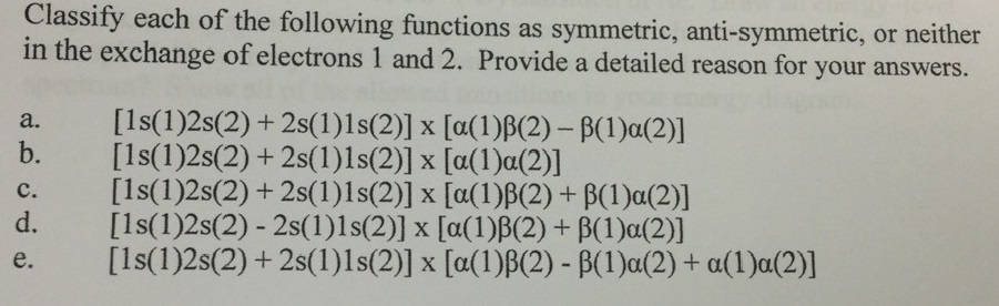 Solved Classify each of the following functions as | Chegg.com
