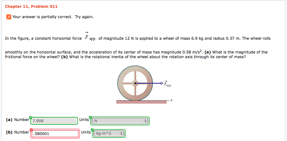 Solved In the figure, a constant horizontal force F app of | Chegg.com