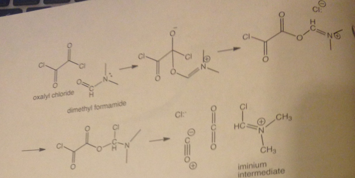 Solved The DMF is necessary to activate the oxalyl chloride, | Chegg.com