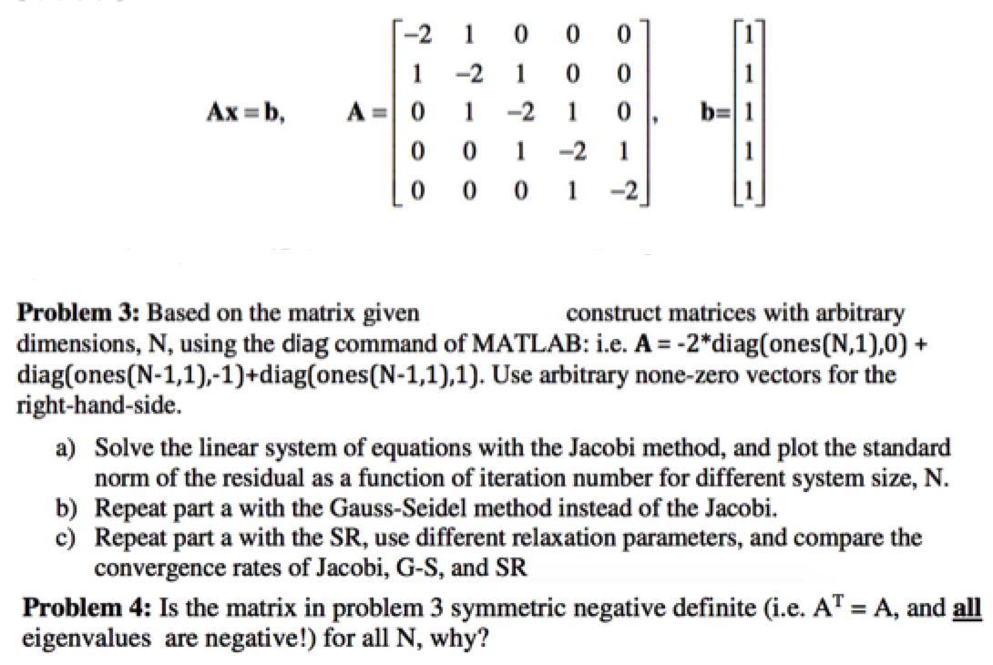 Based On The Matrix Given Construct Matrices With 