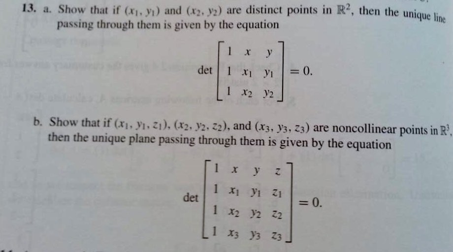 Solved Show That If x1 Y1 And x2 Y2 Are Distinct Chegg