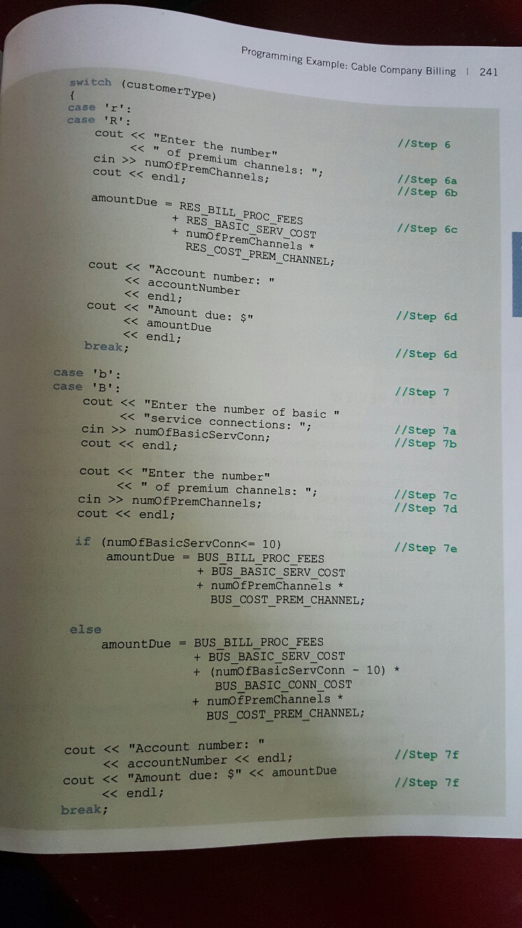 Solved Rewrite the Program ( Cable Company Billing | Chegg.com