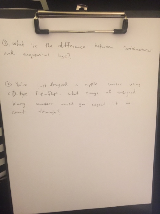 Solved What is the difference between combinatorial and | Chegg.com