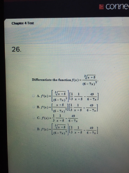 Solved Differentiate the function f(x) = 3 squareroot x + | Chegg.com