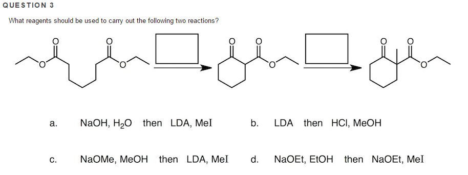 Solved What reagents should be used to carry out the | Chegg.com
