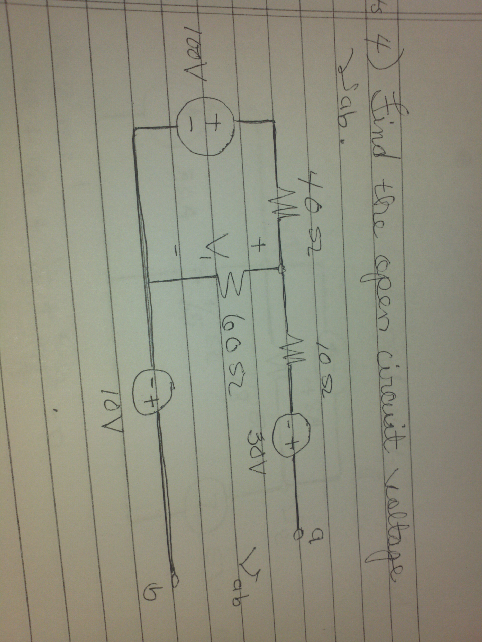 Solved Find the open circuit voltage vab. | Chegg.com Solved Find the open circuit voltage vab. | Chegg.com