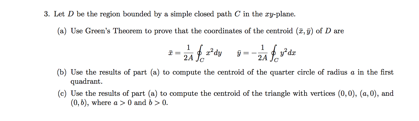 Solved Let D be the region bounded by a simple closed path C | Chegg.com