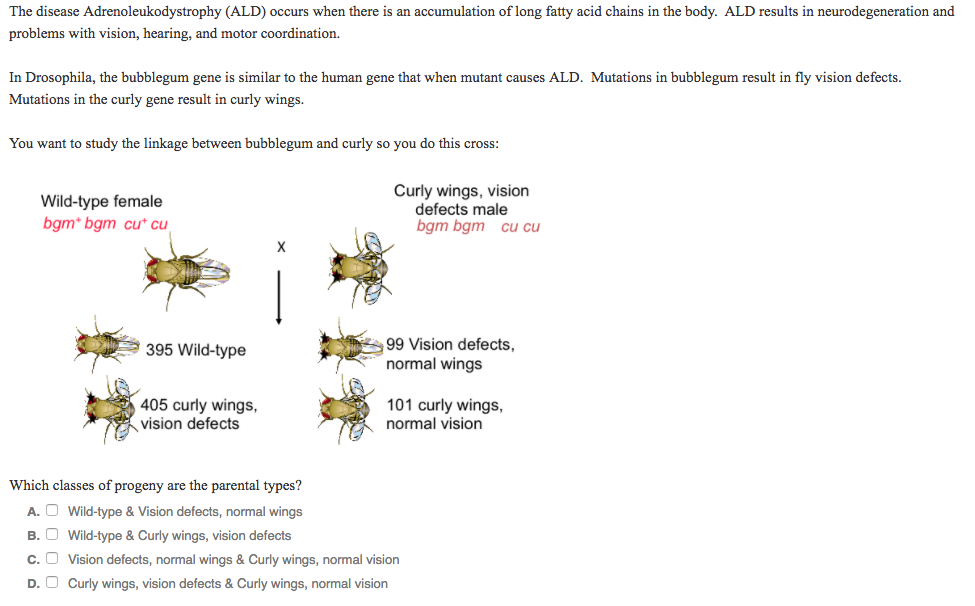 Solved The disease Adrenoleukodystrophy (ALD) occurs when | Chegg.com