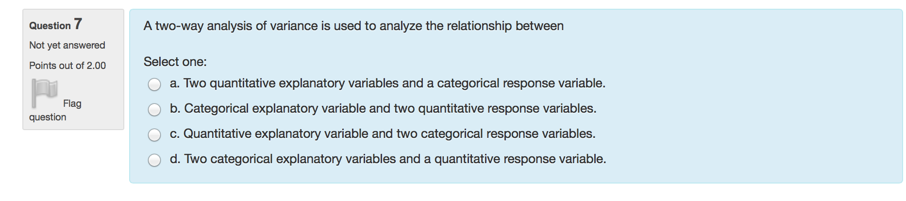Solved A two-way analysis of variance ?s used to analyze the | Chegg.com