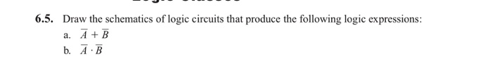 Solved Draw the schematics of logic circuits that produce | Chegg.com