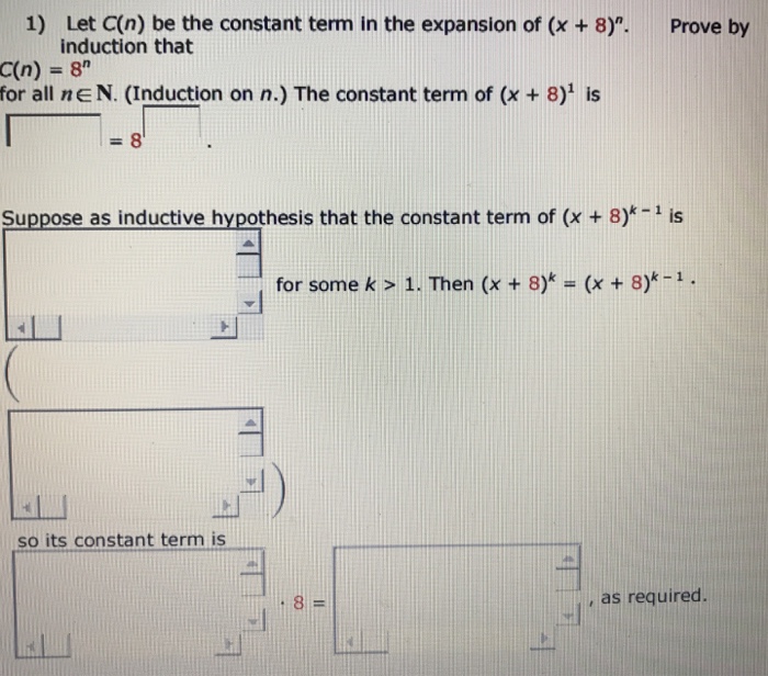 Solved Let C(n) be the constant term in the expansion of (x | Chegg.com
