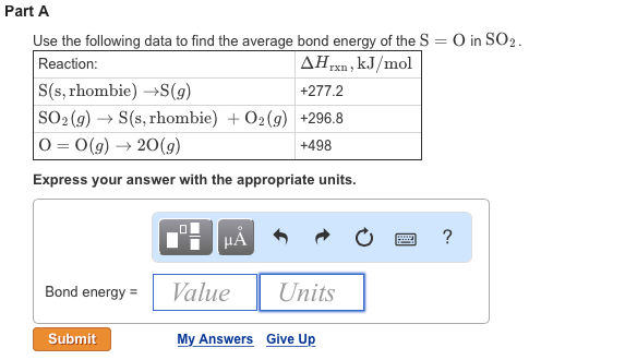 Solved Use the following data to find the average bond | Chegg.com