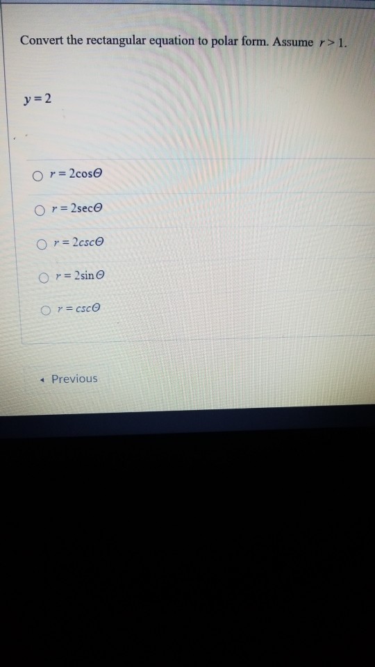 Solved Convert the rectangular equation to polar form. | Chegg.com