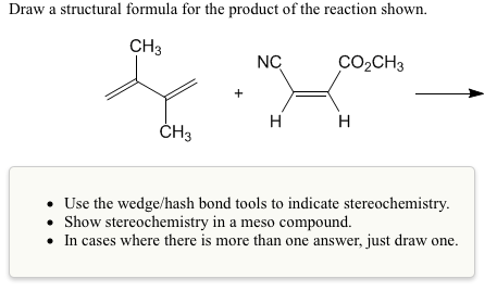 Solved Draw a structural formula for the product of the | Chegg.com