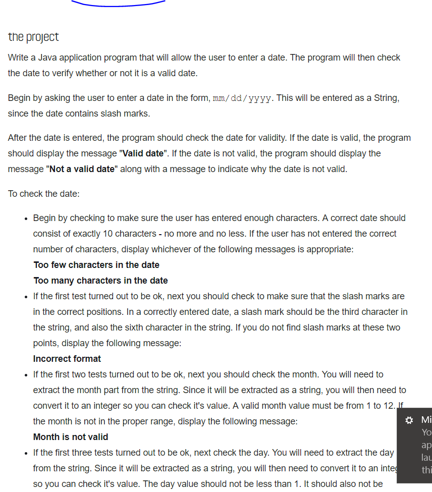 Solved the project Write a Java application program that | Chegg.com