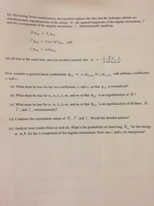 Solved Revisiting linear combinations, this question | Chegg.com
